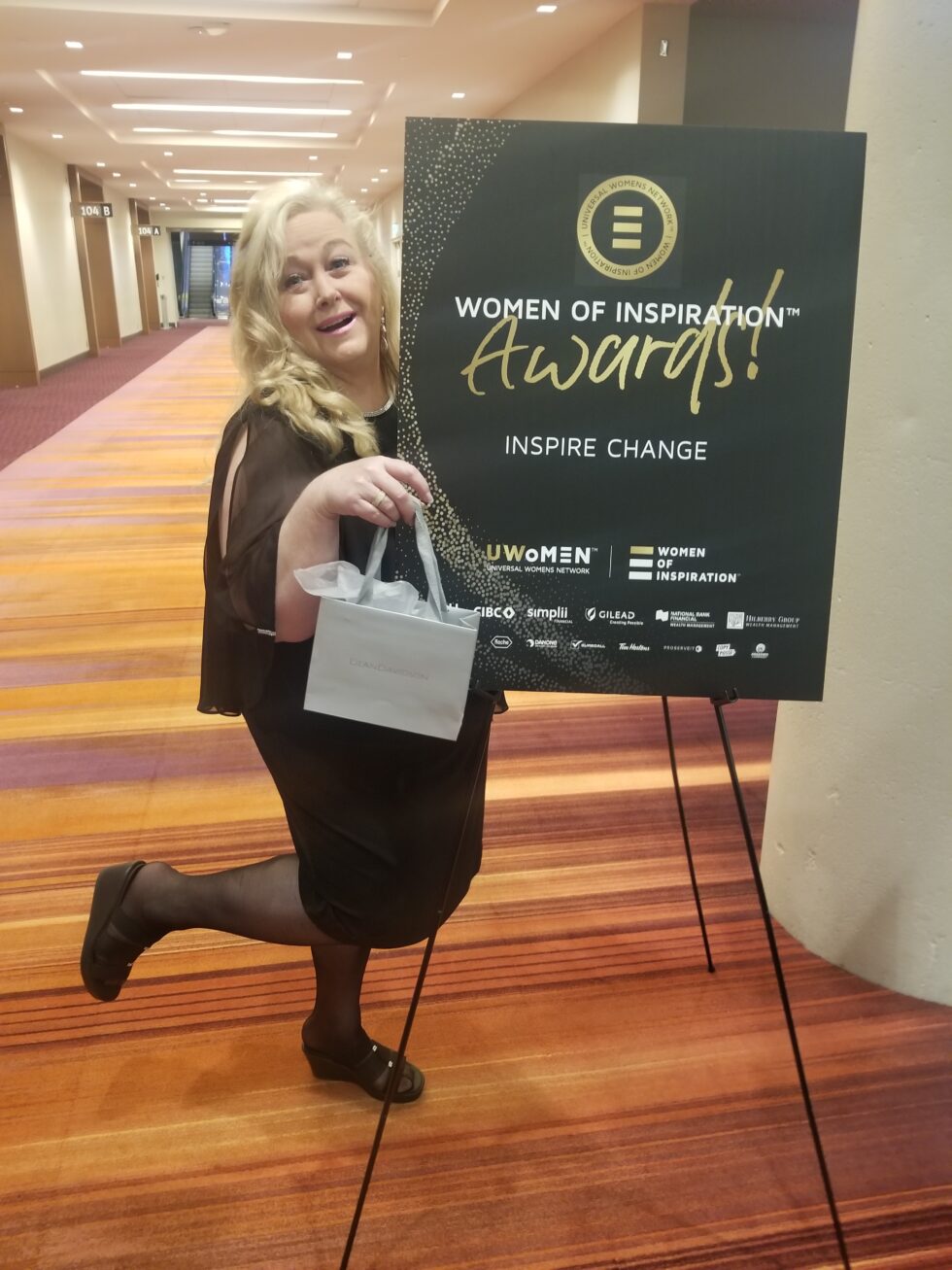 Sharon Bonner wins the Woman of Inspiration Award - Bright Ideas Event ...